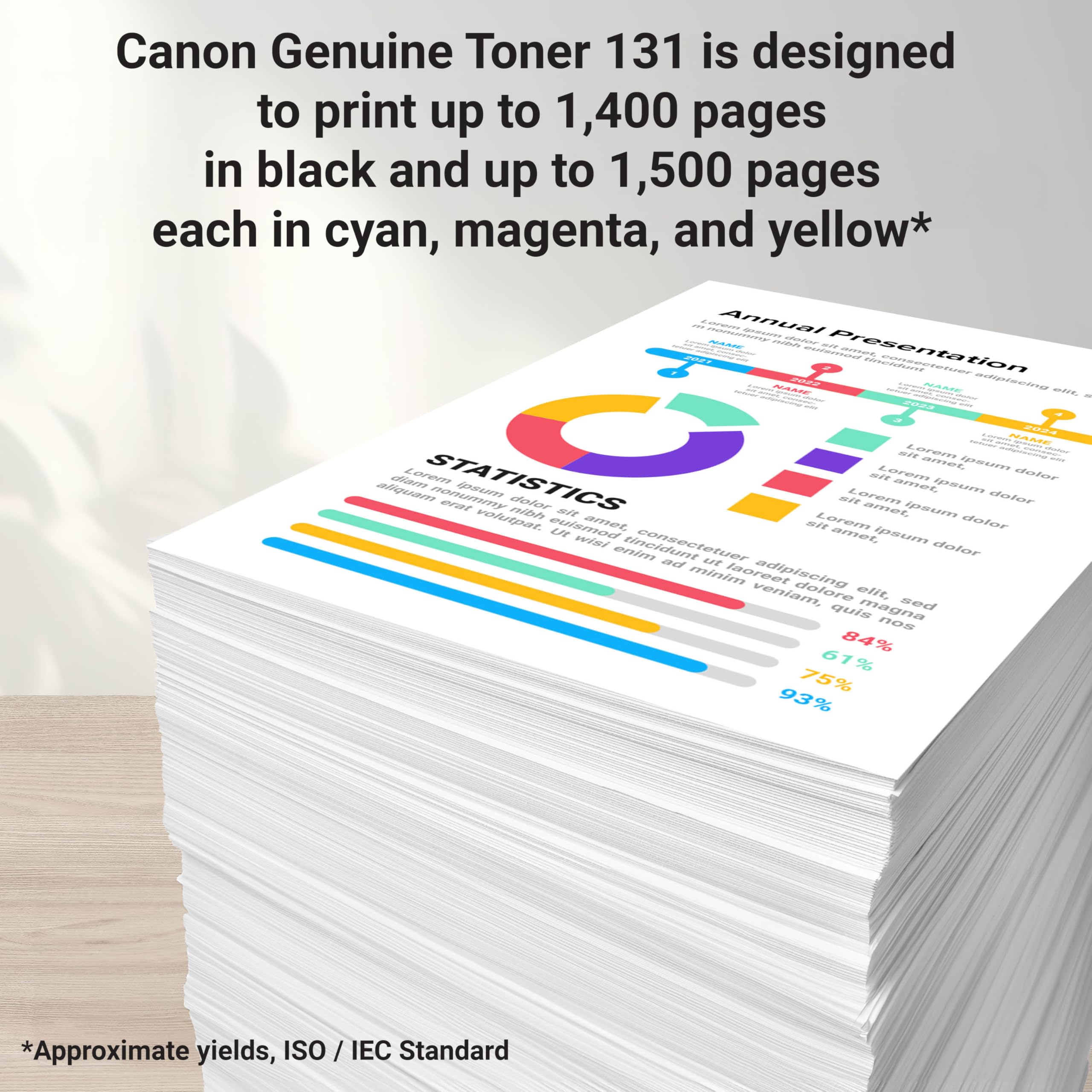 Canon Genuine Toner, Cartridge 131 Black (6272B001), 1 Pack, for Canon Color imageCLASS MF8280Cw, MF624Cw, MF628Cw, LBP7110Cw Laser Printer