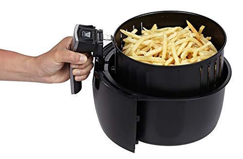 GoWISE USA 3.7-Quart Programmable Air Fryer with 8 Cook Presets, GW22638 - Black