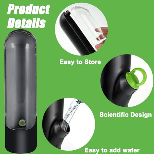 Fresh Herb Keeper, Vanilla Keep-Fresh Cup, Herb Storage Container Keeps Greens of Fresh Vegetable Preservation Bottle for Storage Cilantro, Mint, Asparagus, Keeps Greens Fresh