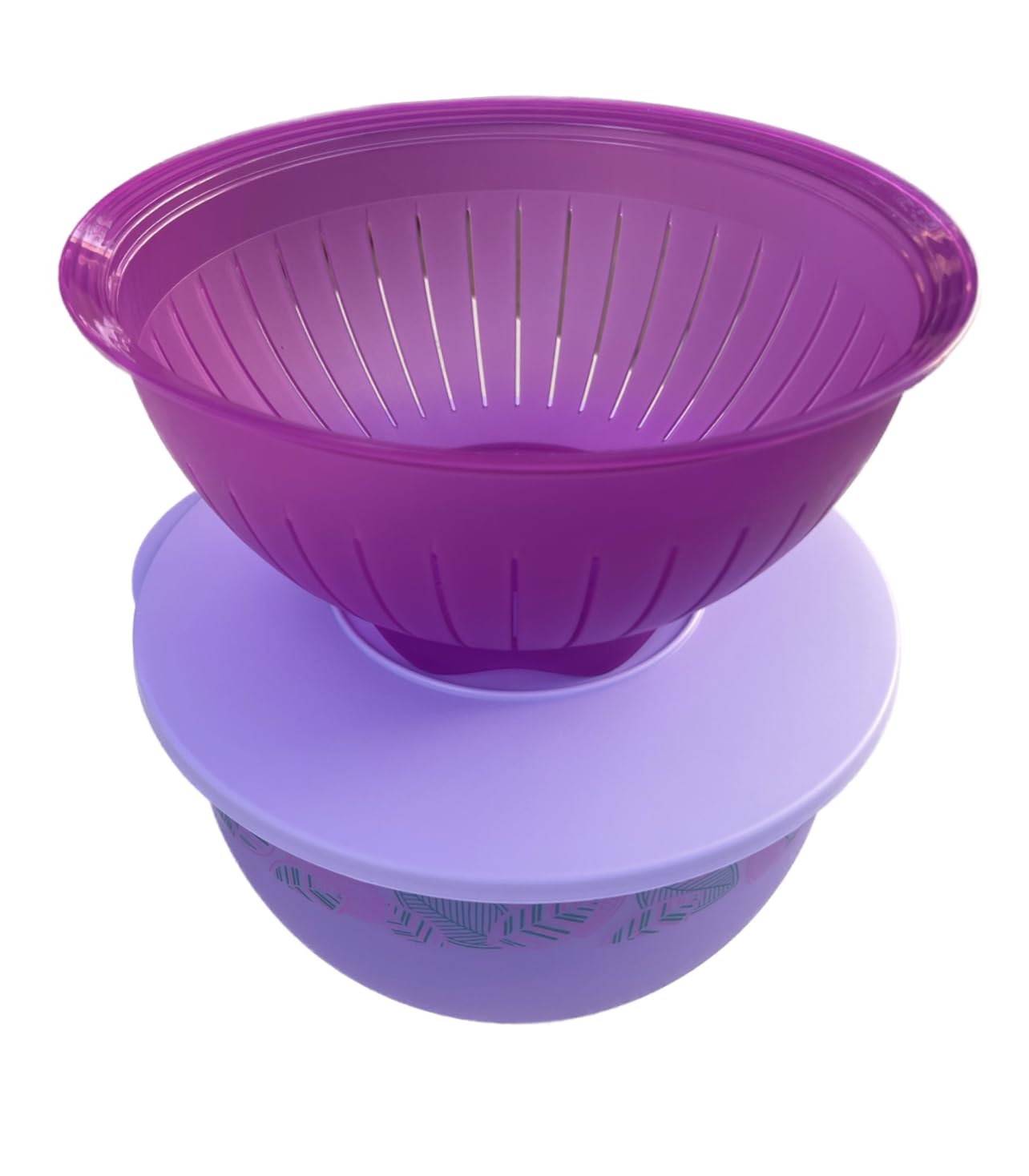 Generic Impressions 18 Cup Bowl and Colander Insert Set in Shades of Purple