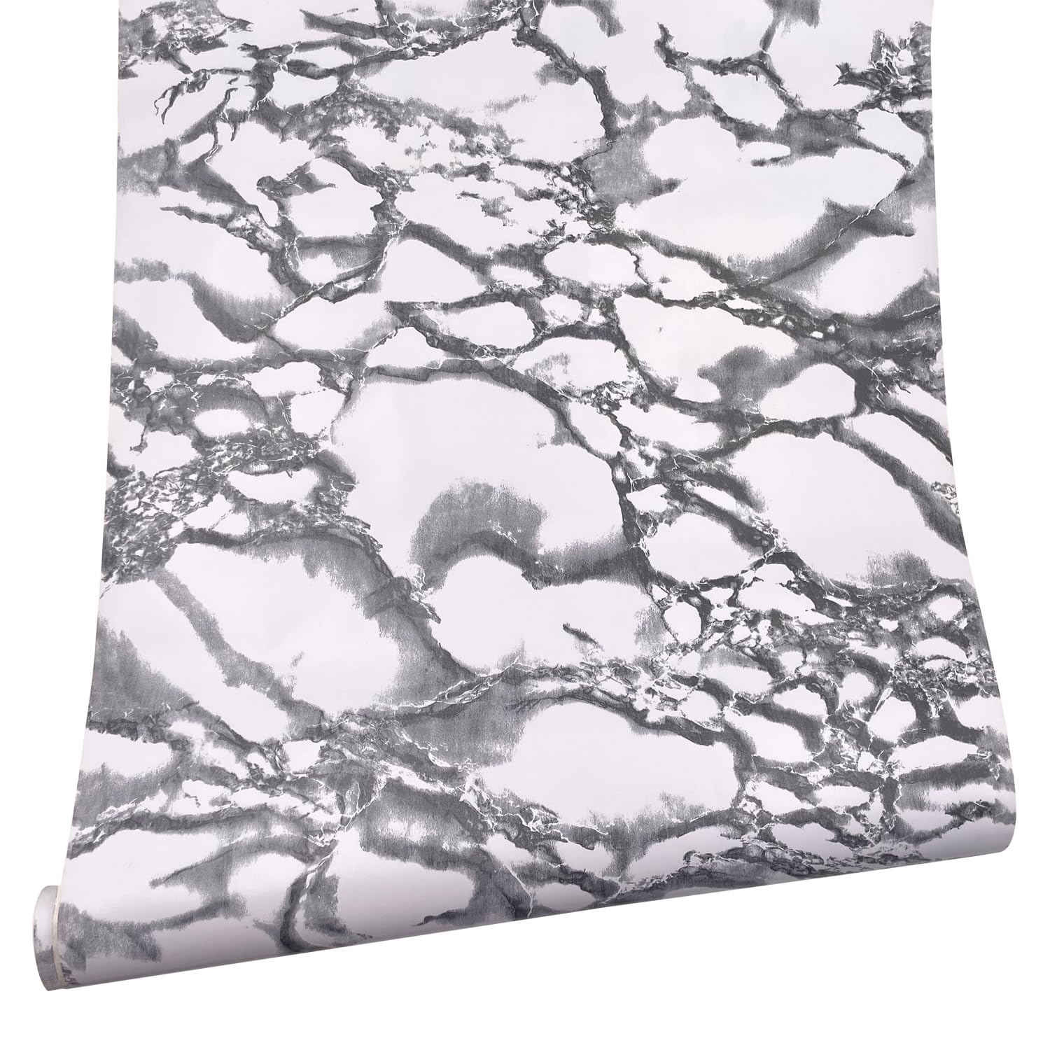 Yifely Granite Marble Effect Furniture Paper Self-Adheisve Shelf Liner Countertop Sticker 17.7 Inches by 9.8 Feet