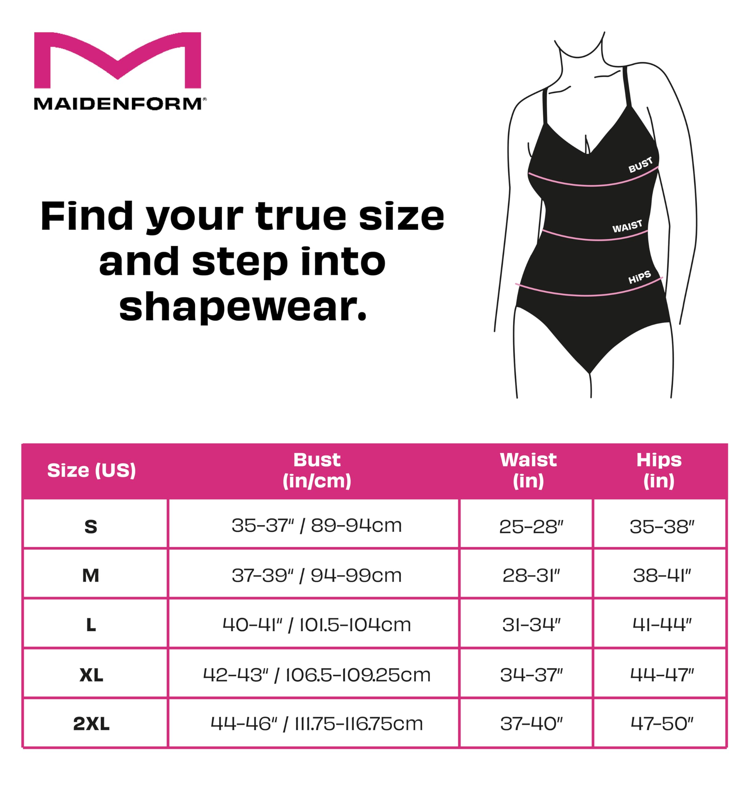 Maidenform Women's Seamless Shapewear, Tummy Control High-Waist Brief, Firm Control Shapewear Panty