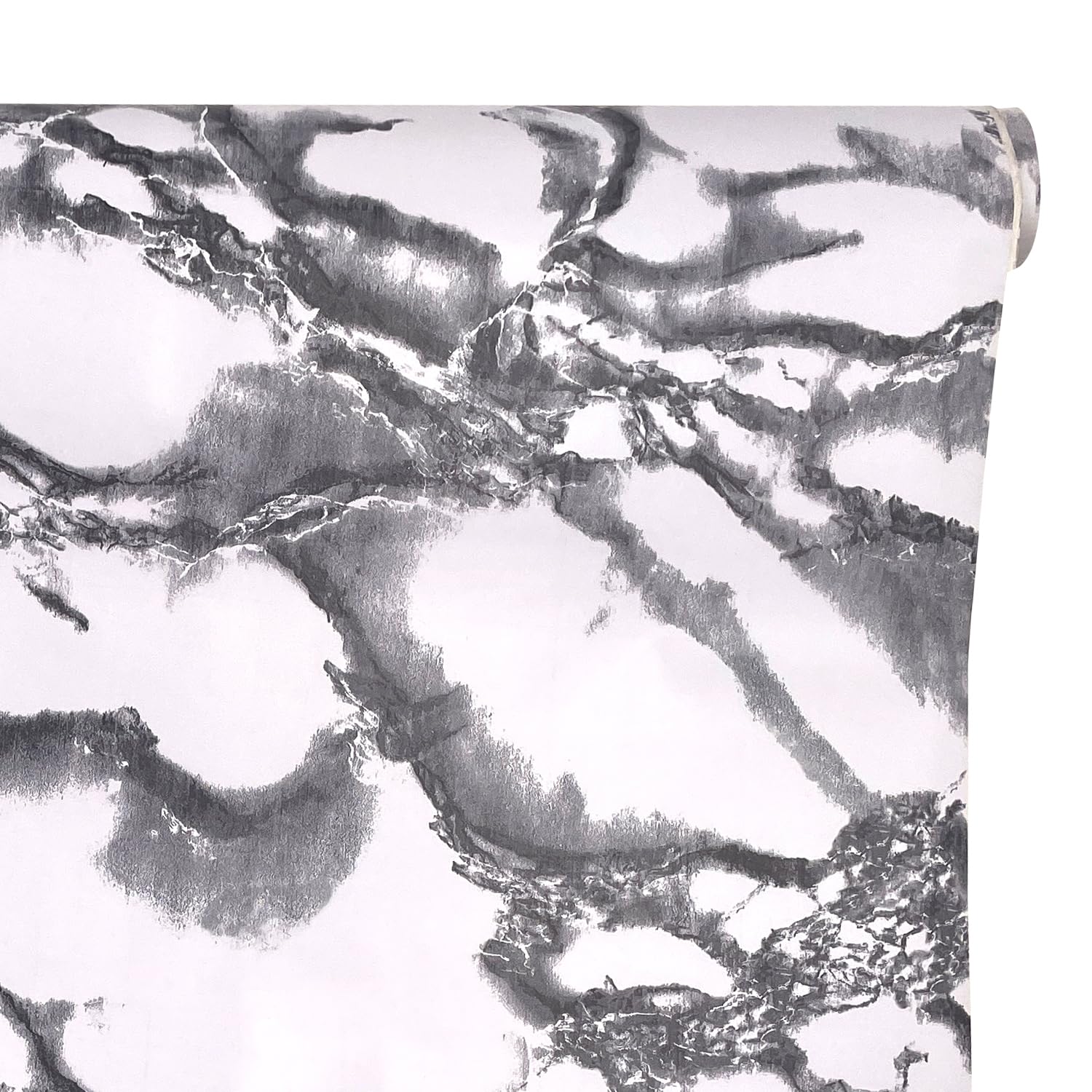 Yifely Granite Marble Effect Furniture Paper Self-Adheisve Shelf Liner Countertop Sticker 17.7 Inches by 9.8 Feet