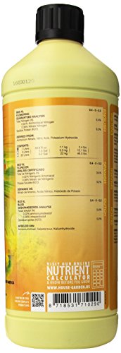 House & Garden HGC749630 Bud-XL Hydroponic Nutrient Fertilizer, 1 L