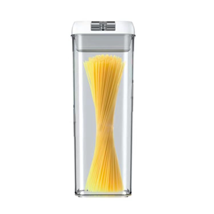 ASANSH Sealed container Transparent jar Food Storage Container for Cereal Sugar Baking Supplies (1.2L)
