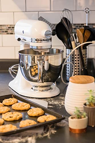 Stainless Steel Maker Attachments Set for all kitchenaid stand mixer bowl 5 quart Tilt-Head Stand Mixer Bowl InnoMoon