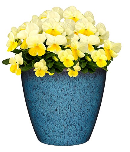 Classic Home and Garden 807-375R Premiere Collection Planter, Vogue 8", Indigo