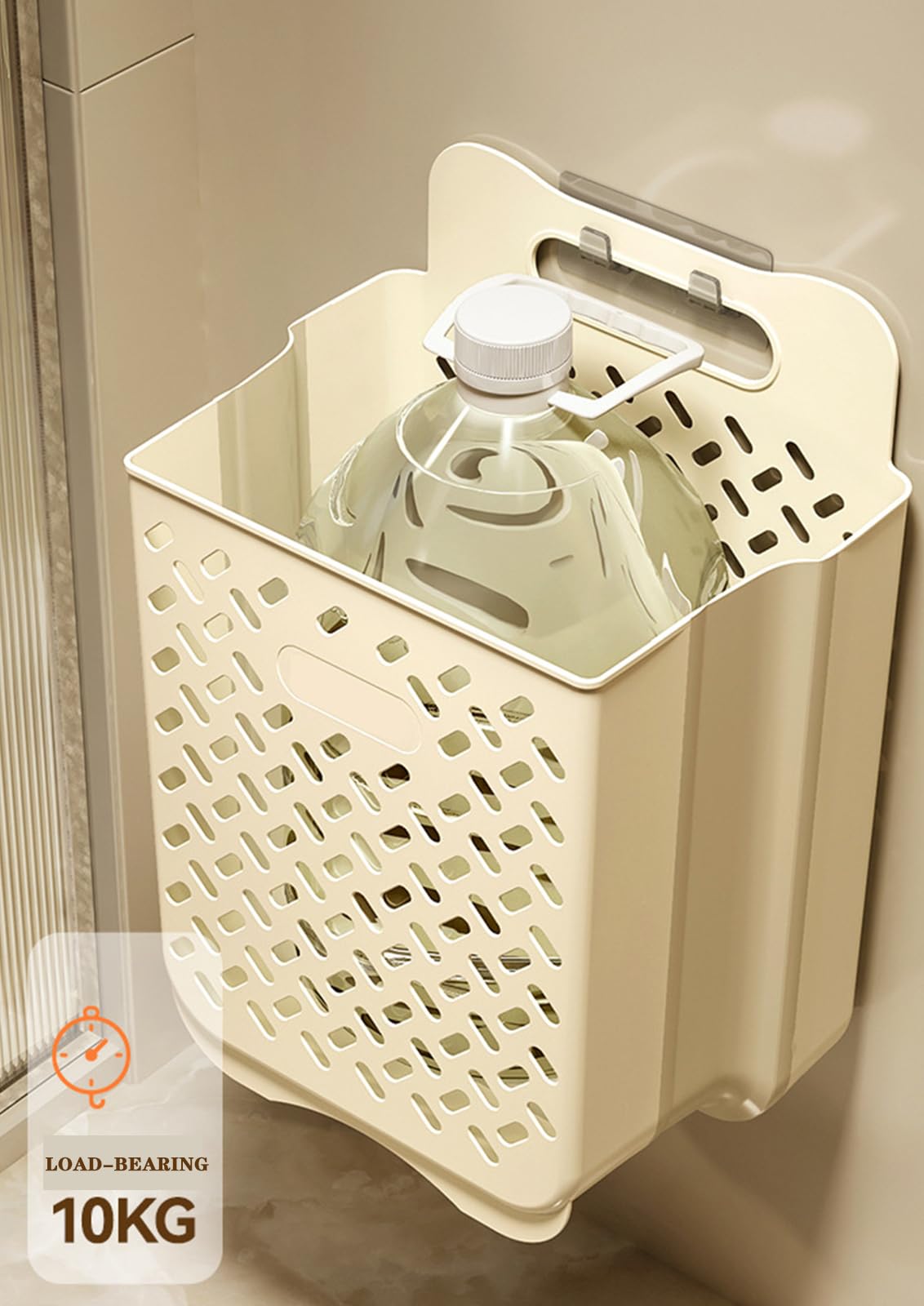 Onion Potato Storage 2 Set Potato and Onion Bins Foldable Plastic Pantry Storage Large Capacity Laundry Basket Kitchen Countertop Organizer With Handles for Onion, Fruit, Produce, Vegetable, Potato