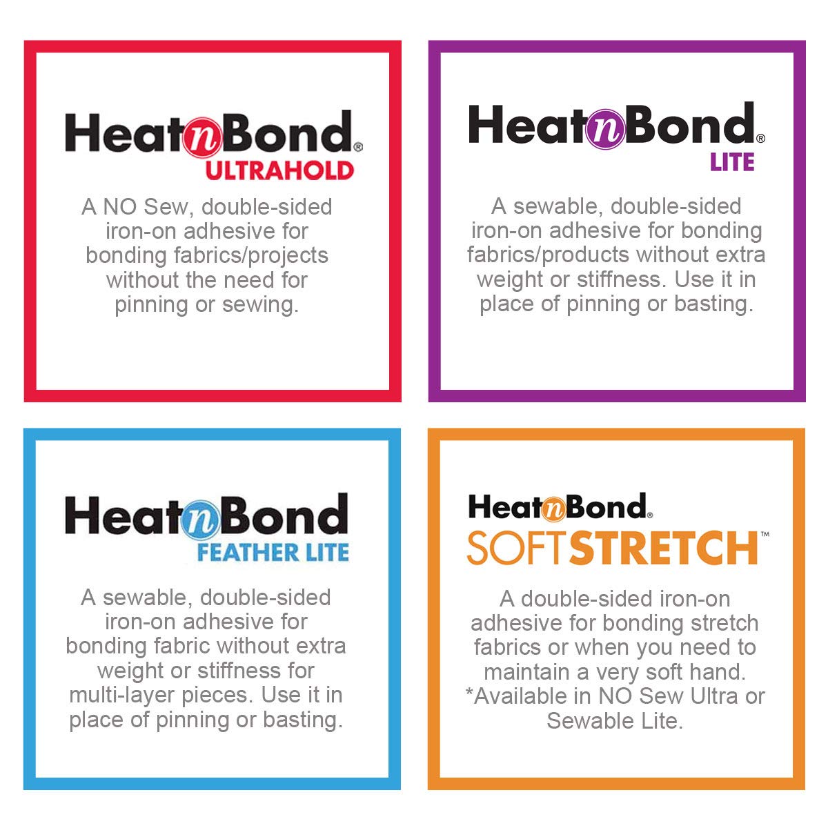 HeatnBond 3536 Soft Stretch Lite 5/8" x 10 Yard
