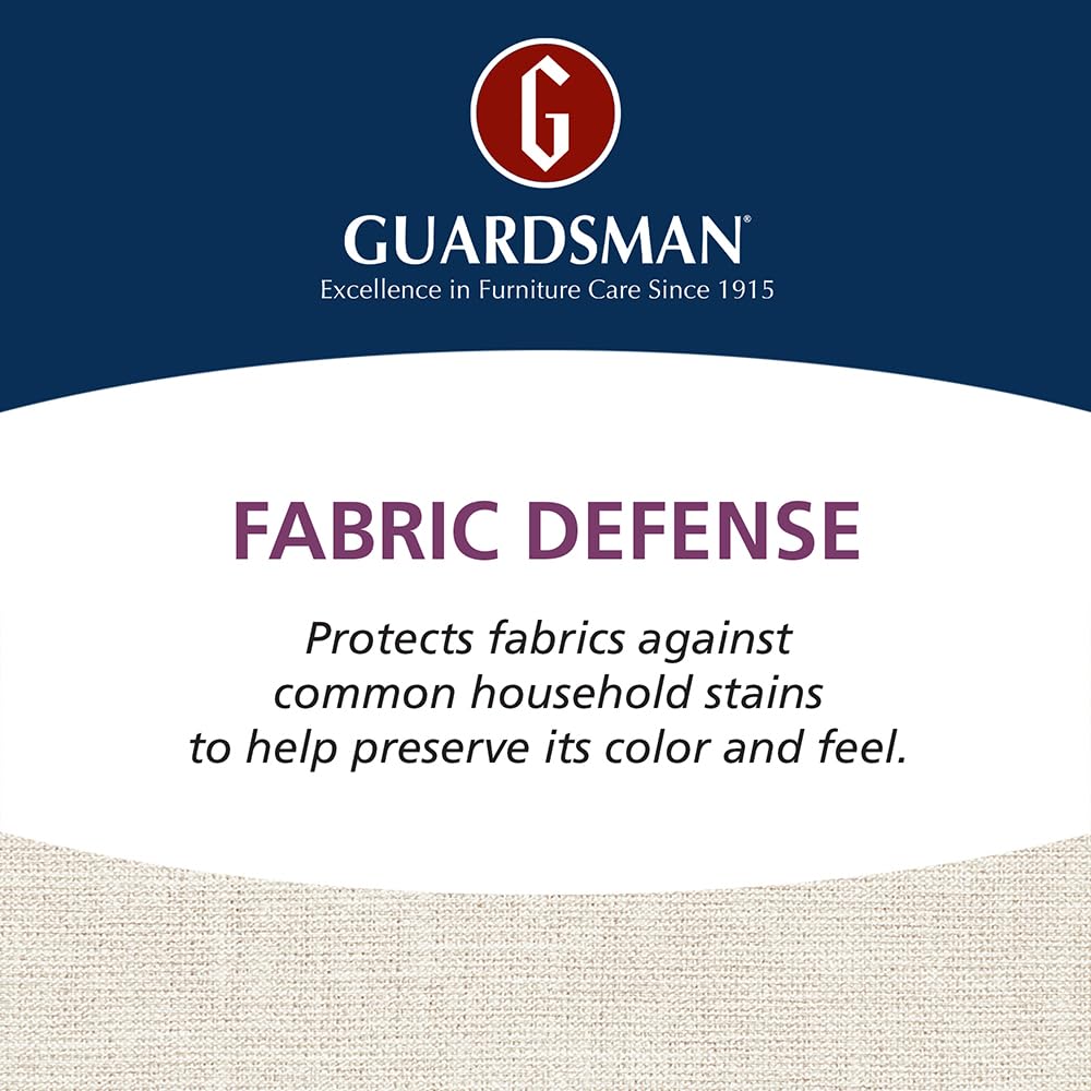 Guardsman Fabric Defense & Upholstery Protector Blocks Stains and Repels Liquid, Use on Microfiber, Rugs, Carpeting, Fabric Apparel, Easy Clean, Odorless, No Chemical Cleaner 11 Oz 460900