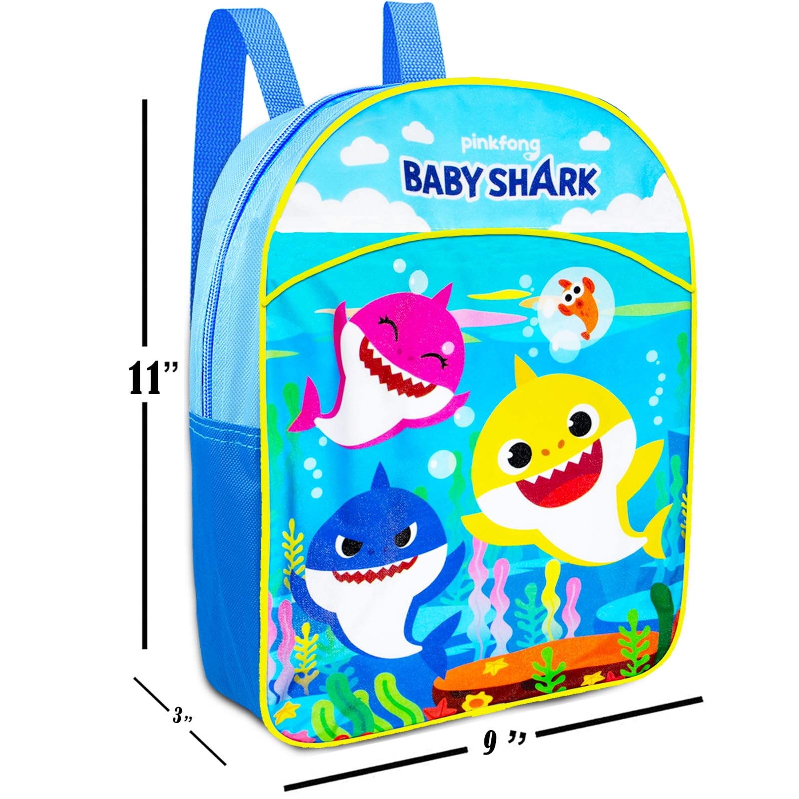 Baby Shark 3 11" Mini Backpack