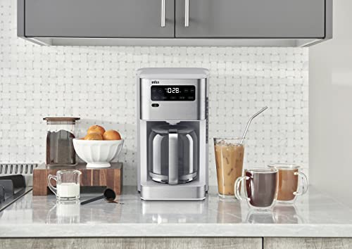 Braun KF5650WH PureFlavor Drip 14 cup Coffee Maker, White