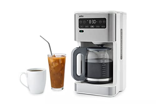 Braun KF5650WH PureFlavor Drip 14 cup Coffee Maker, White