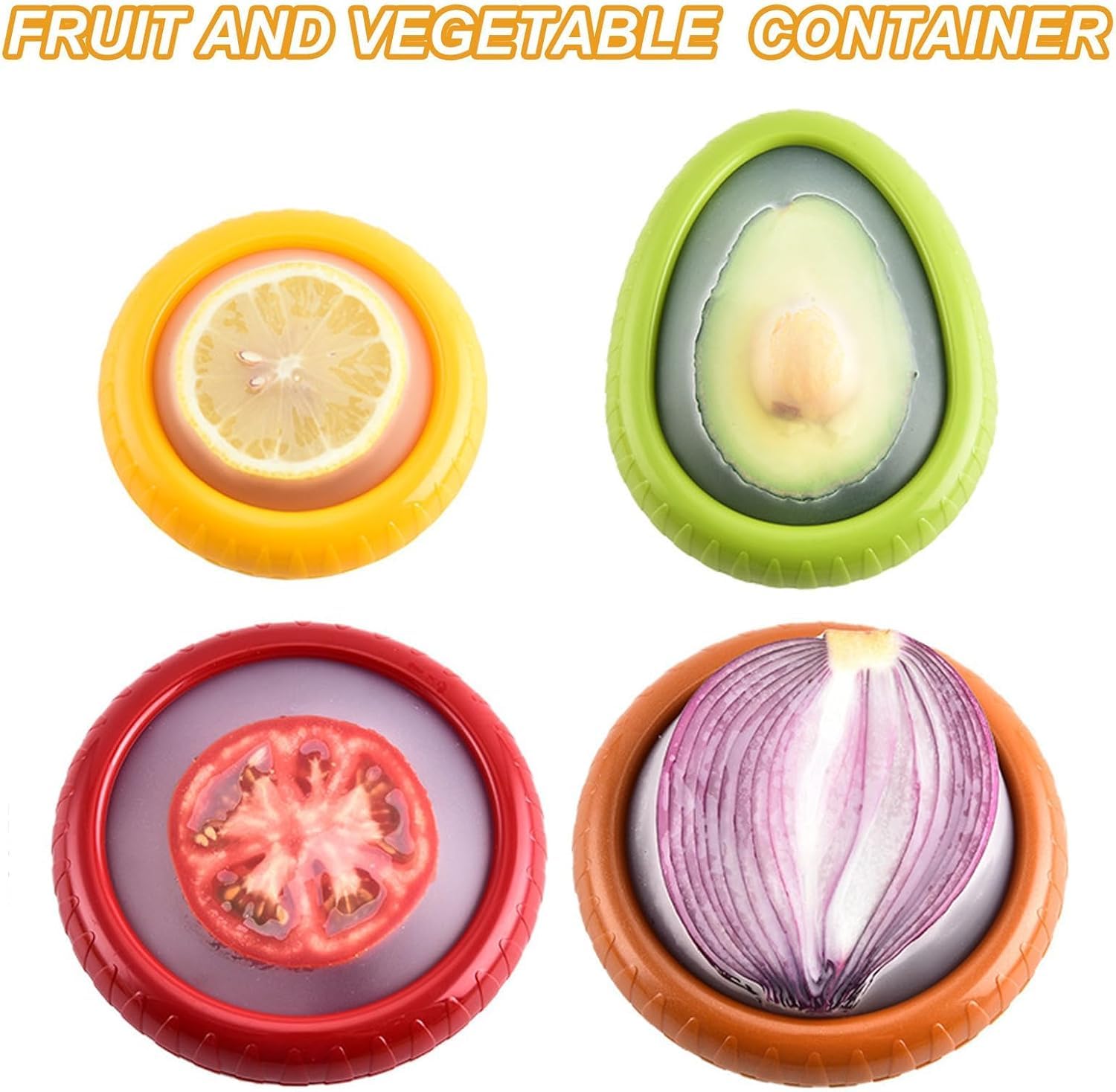 CTOBU Silicone Fruit Storage Box,fruit storage containers for fridge，Fruit And Vegetable Anti-Oxidation Storage Box,food storage containers，Silicone Fruit and Vegetable Storage Containers． (green)