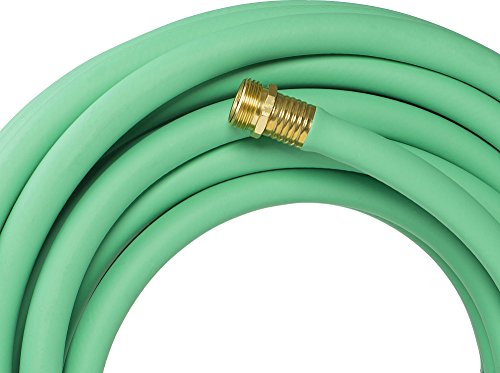 Swan Products SNSS58050 Soft & Supple Easy Coil Water Hose with Crush Proof Couplings 50' x 5/8", Green
