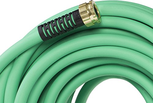 Swan Products SNSS58050 Soft & Supple Easy Coil Water Hose with Crush Proof Couplings 50' x 5/8", Green
