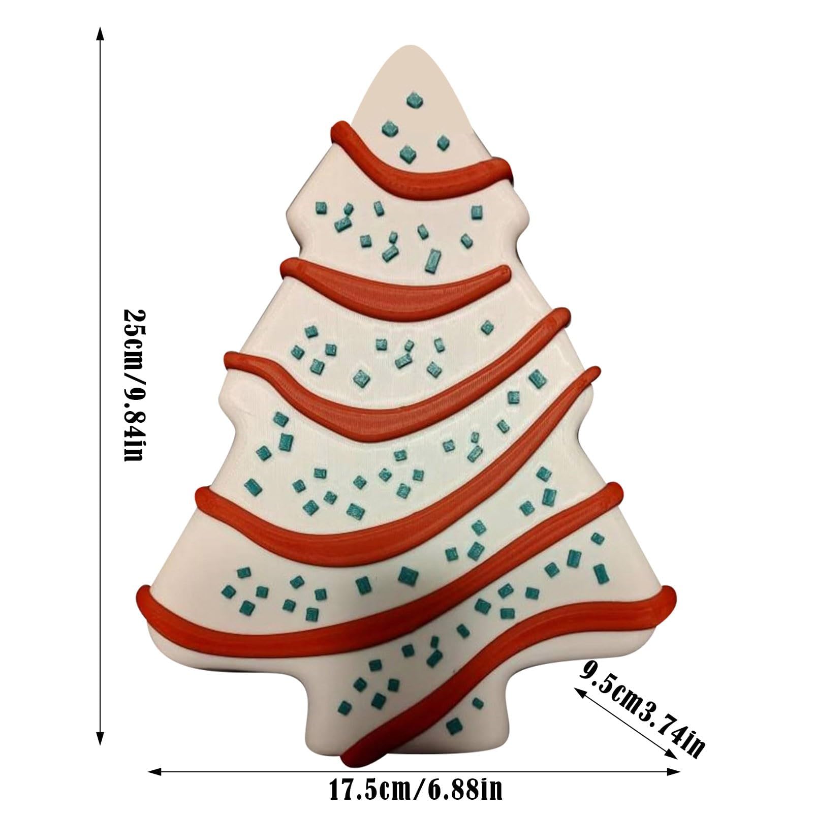 Christmas Tree Cake Storage, Christmas Food Storage, Christmas Candy Snack Storage Decoration, Candy Christmas Tree Box,Christmas Tree Can Put All Christmas Tree Cakes In A Beautiful Decorative (1)