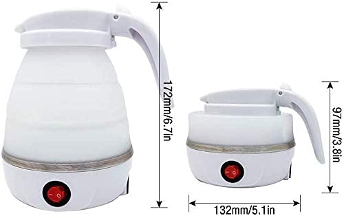 UpdateClassic,Portable Travel Foldable Electric Kettle Collapsible Water Boiler For Coffee Tea Fast Water Boiling Pot 110V