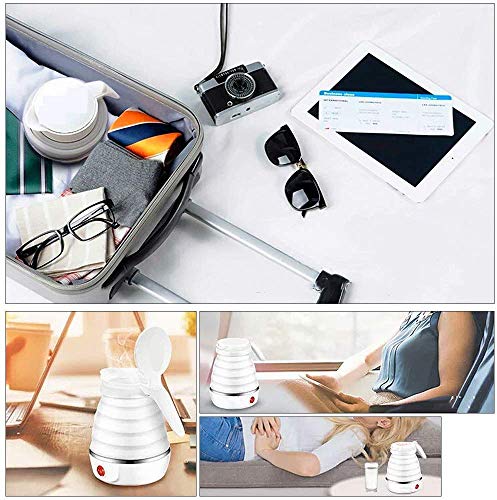UpdateClassic,Portable Travel Foldable Electric Kettle Collapsible Water Boiler For Coffee Tea Fast Water Boiling Pot 110V
