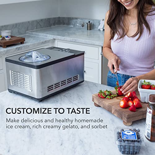 Whynter ICM-200LS 2-Quart Stainless Steel Automatic Ice Cream Maker With Compressor