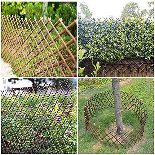 JOYSFIT Willow Trellis Fence Expandable Garden Climbing Lattices Trellis Plant for Support Climbing 36x92 Inch(2)