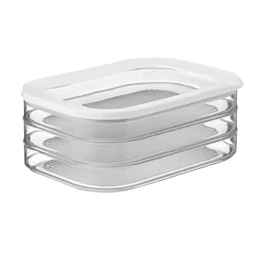 AionneWie Stackable BPA-Free Refrigerator Containers for Bacon, Deli Meats, and Lunch Meat Storage