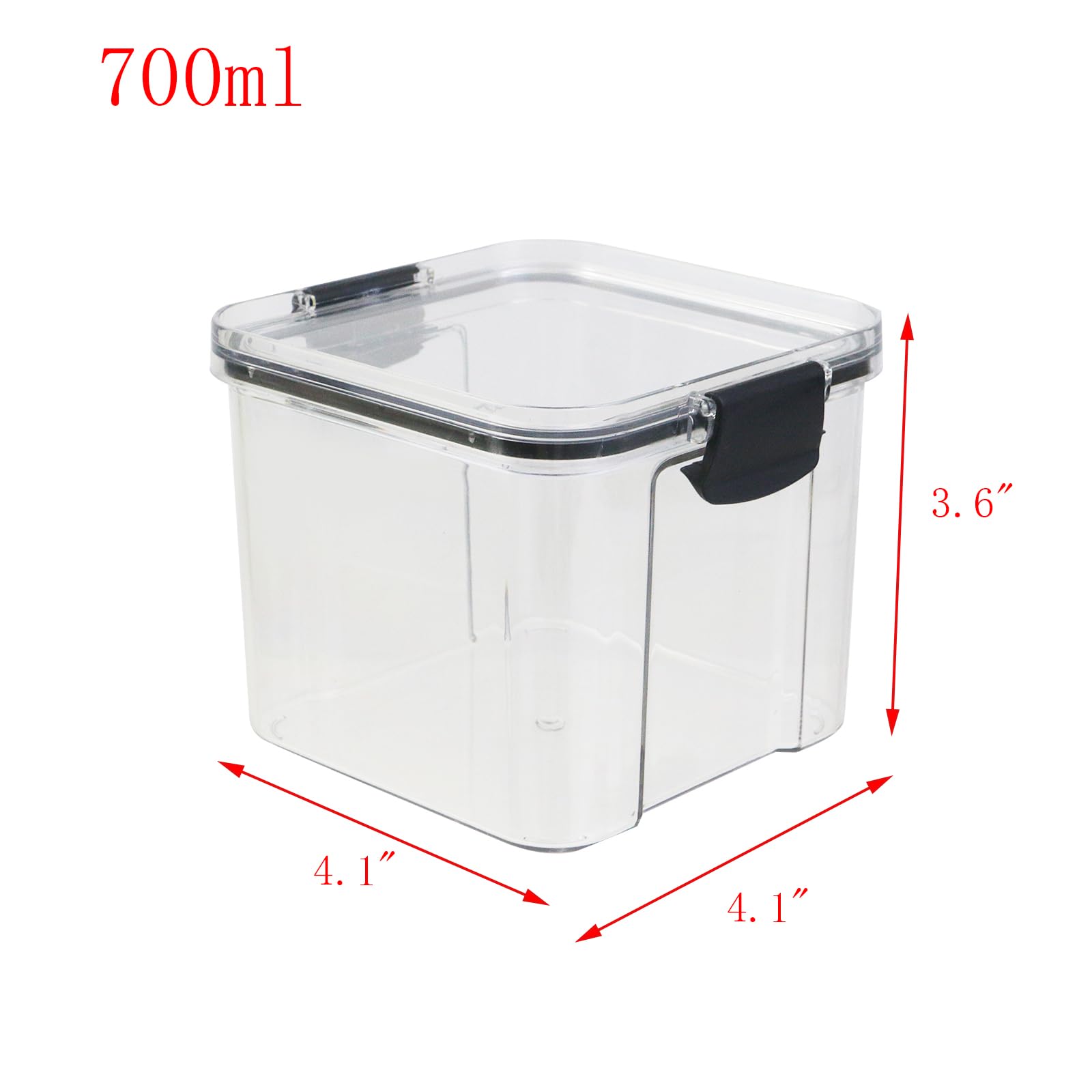 Geesatis 2 Pcs Food Storage Containers with Lid, 24oz Meal Prep Container Set, for Kitchen Organizers and Storage Container