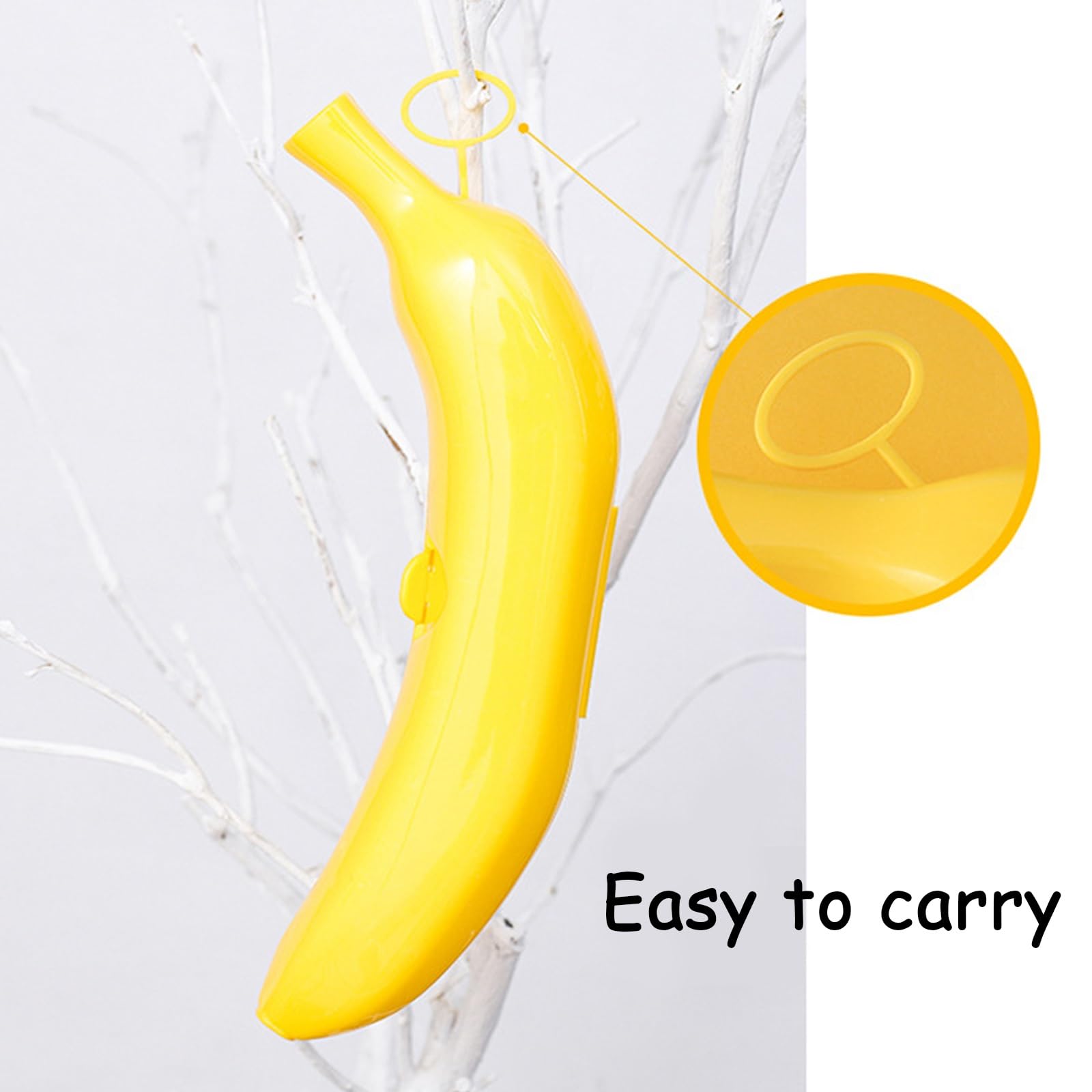 Banana Suitcase,Banana Holder Stand,Banana Case,Banana Keeper Guard,Reusable Outdoor Travel Case,Fruit Container,Storage Box for Picnic Camping, Trval,Keep Fresh,Anti-Squeeze(3pcs)