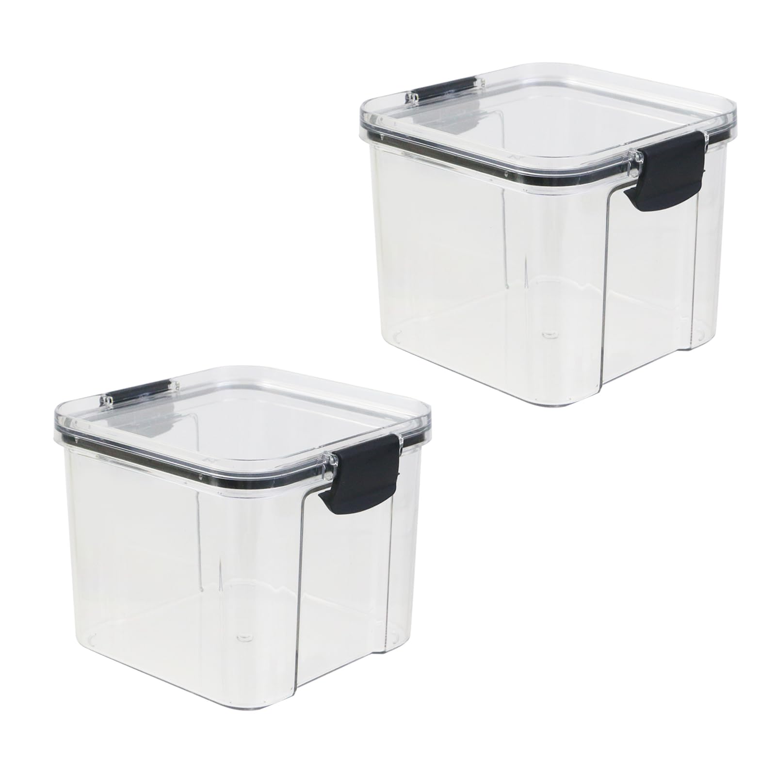 Geesatis 2 Pcs Food Storage Containers with Lid, 24oz Meal Prep Container Set, for Kitchen Organizers and Storage Container