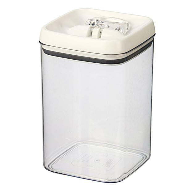 Generic 16 Cup Flip Tite Square Food Storage Container, Kitchen Pantry Organizer Airtight Canister with Lids,BPA-Free Dishwasher Safe, Clear
