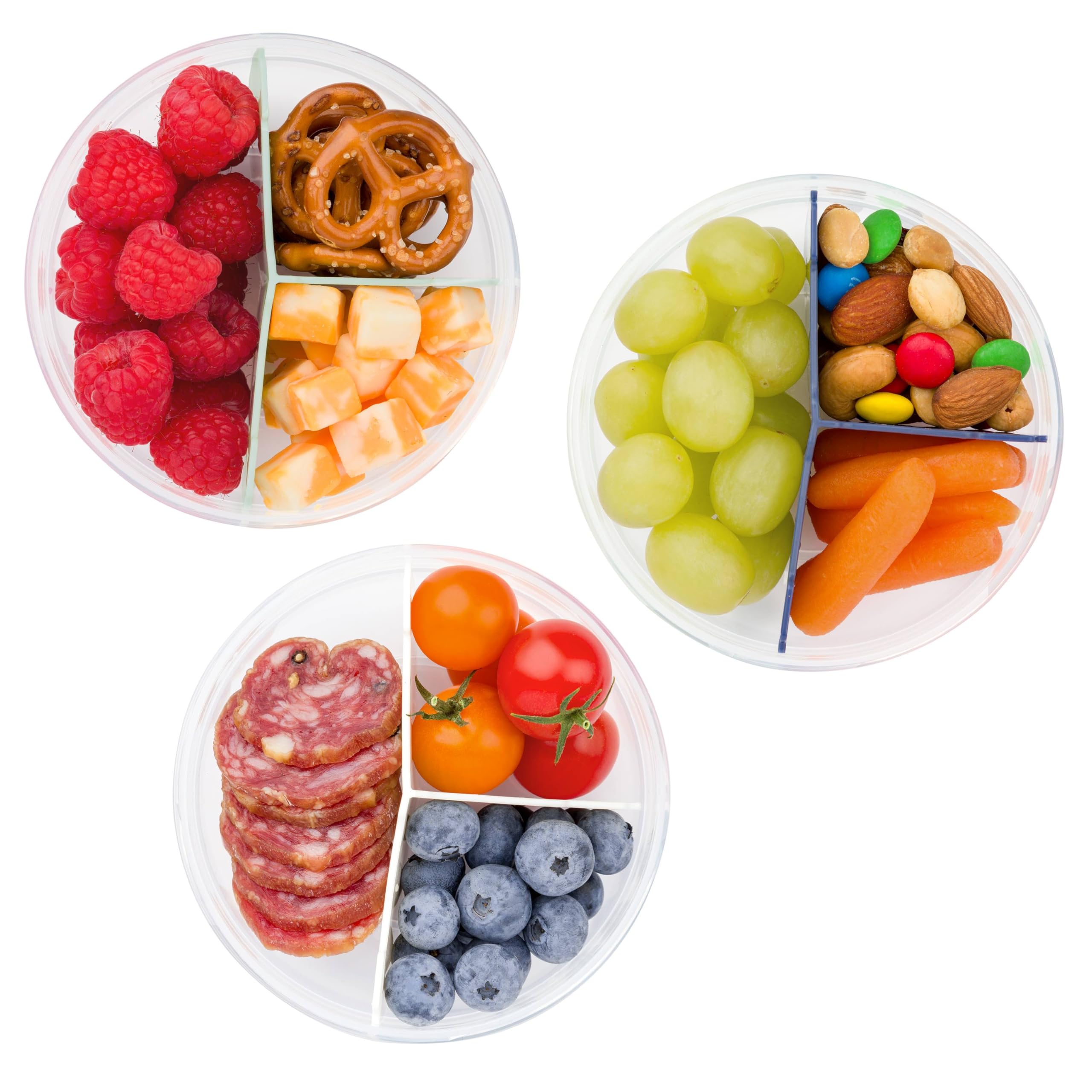 SnapLock Kitchen Tool Food Container, 3 Count, Clear