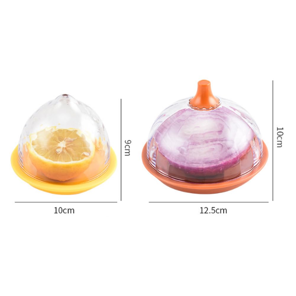 OYSRONG Set of 5, Creative New Fruit Fresh-keeping Box Food Grade Household Small Mini Plastic Vegetable Transparent Sealed Storage Box.
