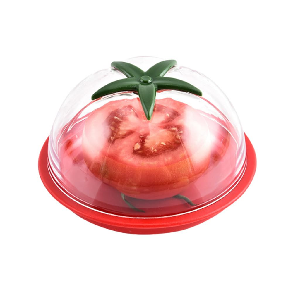 OYSRONG Set of 5, Creative New Fruit Fresh-keeping Box Food Grade Household Small Mini Plastic Vegetable Transparent Sealed Storage Box.