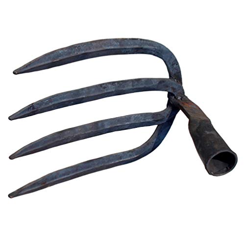 Cabilock Steel Head Garden Rake Head Without Handle Garden Hard Rake Head Only for Farm Gardening M