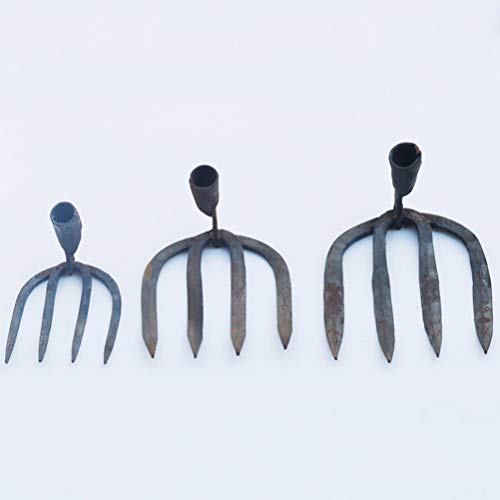 Cabilock Steel Head Garden Rake Head Without Handle Garden Hard Rake Head Only for Farm Gardening M