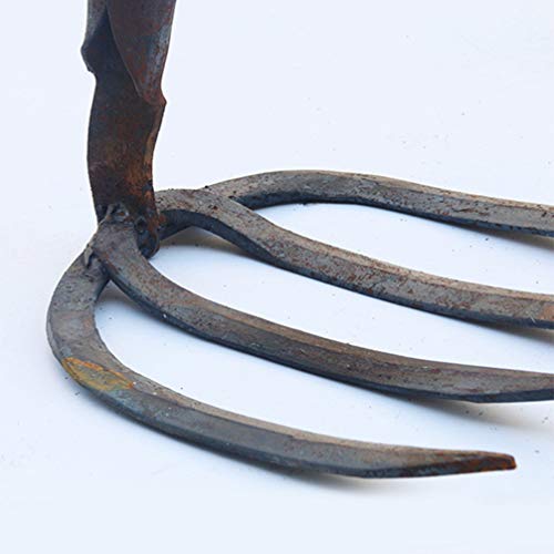 Cabilock Steel Head Garden Rake Head Without Handle Garden Hard Rake Head Only for Farm Gardening M