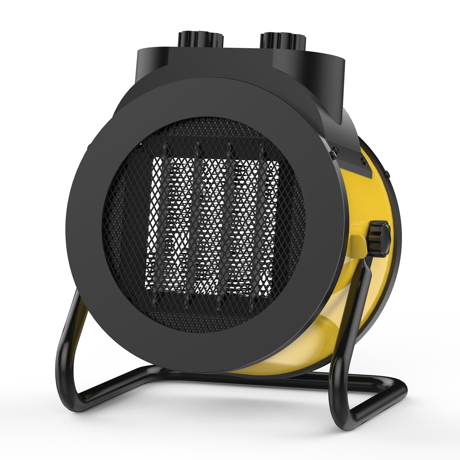 AEscod Space Heater, Upgrade 1500W Portable Electric Heater with 3 Modes, Overheat Protection, 90° Adjustable Angle, Garage, Indoor Use