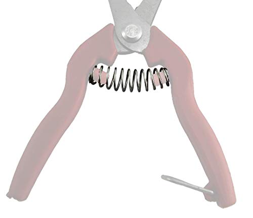 Replacement Spring for Pruning Shears, Precision, Trimming Scissors Spring Part for Heavy Duty Bypass Pruner, Pack Contains 2 Springs (2 inch)