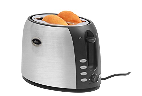 Oster 2 Slice Toaster, Brushed Stainless Steel (TSSTJC5BBK)