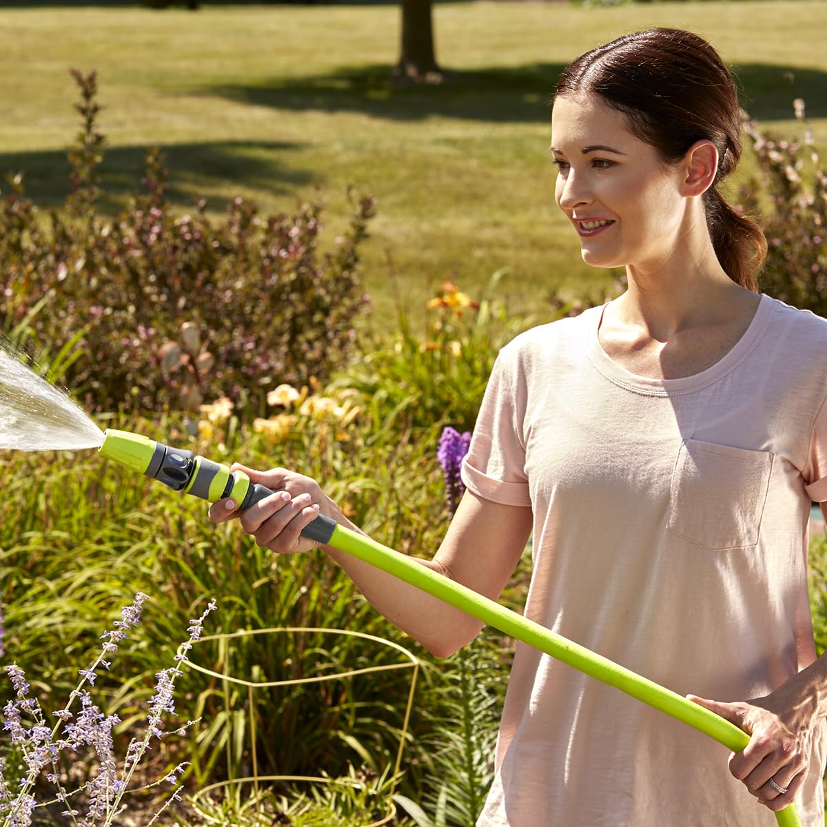 Flexzilla Garden Hose 5/8 in. x 100 ft., Heavy Duty, Lightweight, Drinking Water Safe, ZillaGreen - HFZG5100YW-E