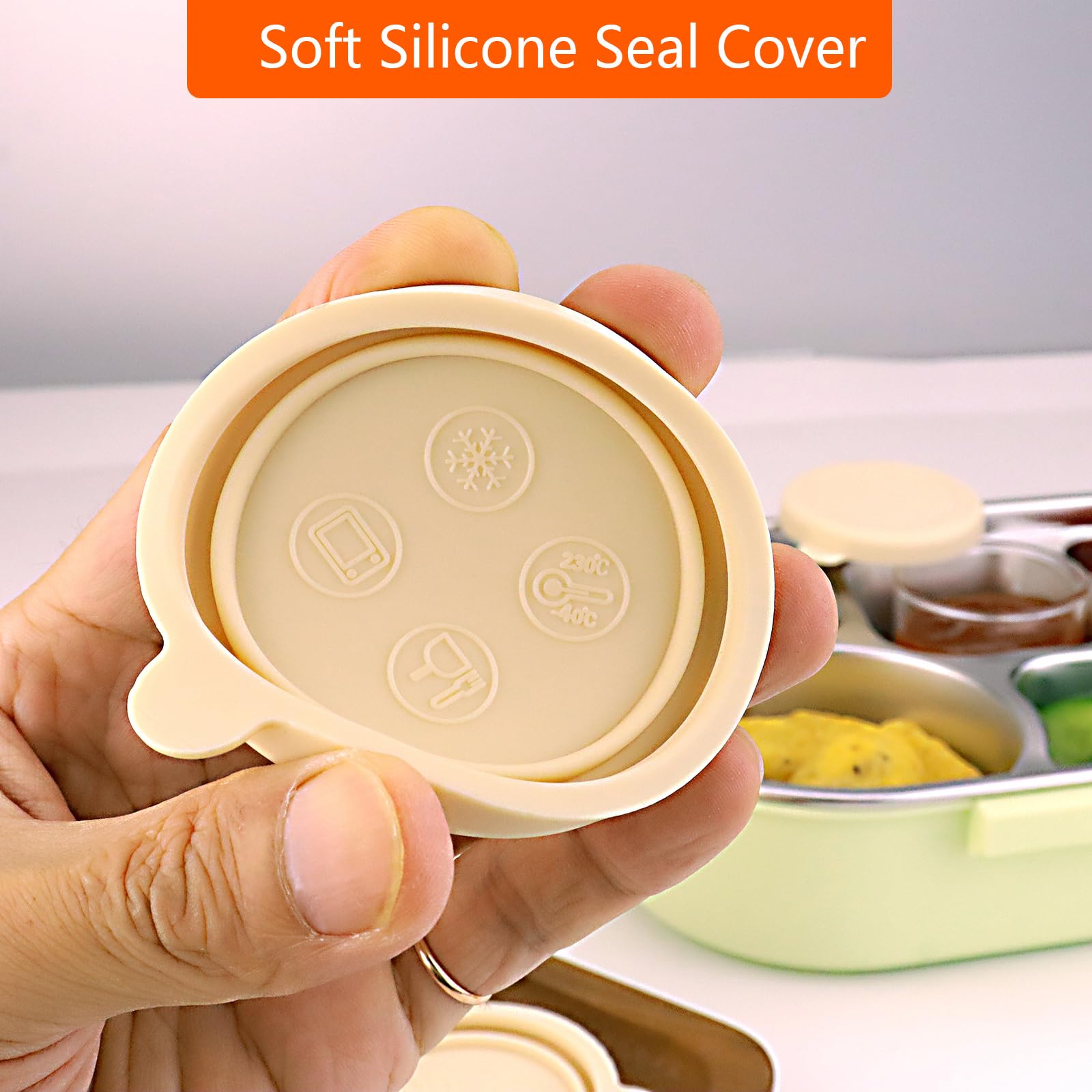 Matifaner Salad Dressing Container To Go, 2.7 oz Glass Small Condiment Container with Lids, Dipping Sauce Cups for Lunch Box, Leakproof Reusable Sauce Containers, Salad Jars Meal Prep (2.7oz×4pcs)