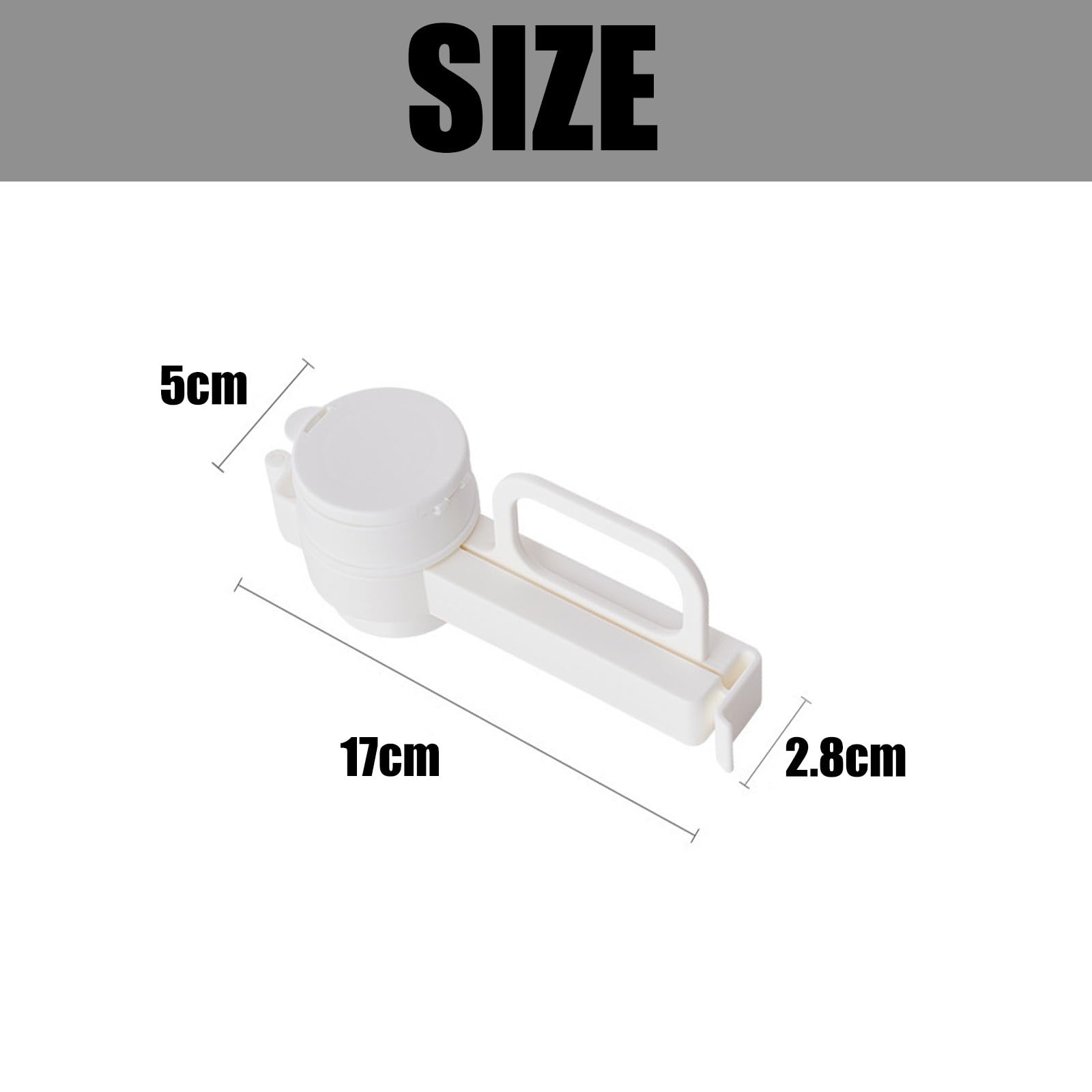 OTEB Bag Clip with Pour Spout, Seal and Pour Bag Clip, Food Bag Sealing Clip with Pour Spout, Reusable Plastic Cap Sealer Clips for Snack, Oatmeal, Coffee, Great Clips Bags for Kitchen(3pcs)