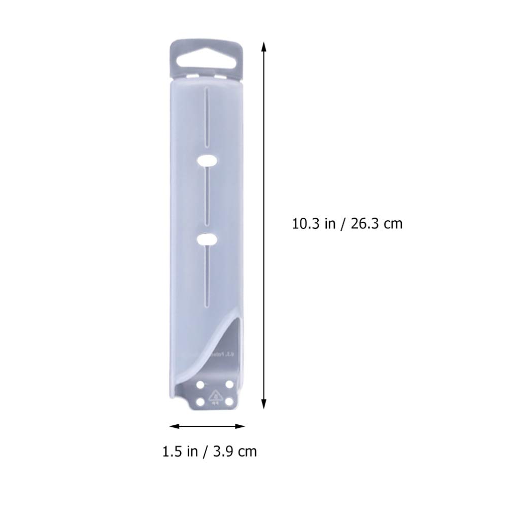 HEMOTON 6pcs Universal Knife Edge Guards Clear Plastic Durable Knife Sleeves Blades Protectors Kitchen Cutlery Knife Accessories