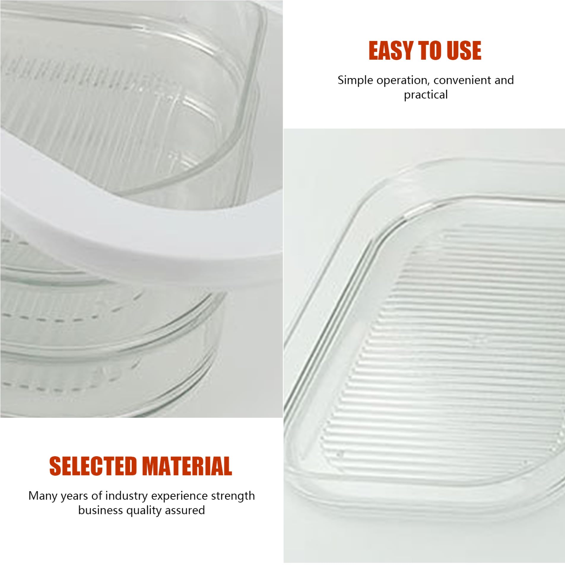 Deli Meat Container for Fridge, 8.9x6.3inch 3 Layers Stackable Bacon Cheese Container with Lid, Food Storage Boxes, Deli Containers with Lids, Lunch Meat Container for Refrigerator