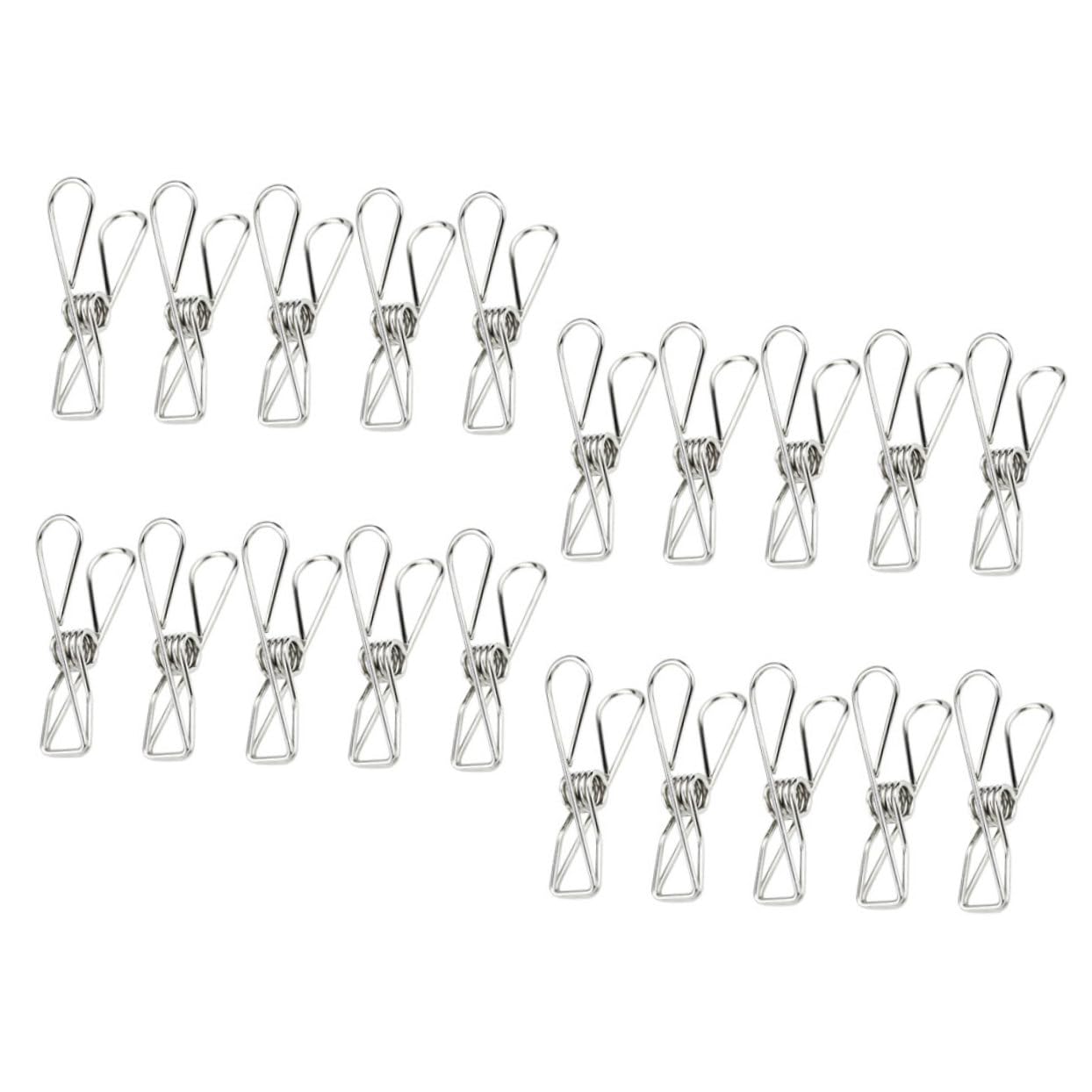 SEWACC Sturdy Metal Chip Bag Clips Snack Bag Clips Food Clips Food Bag Clips Kitchen Bag Clips Chip Clips