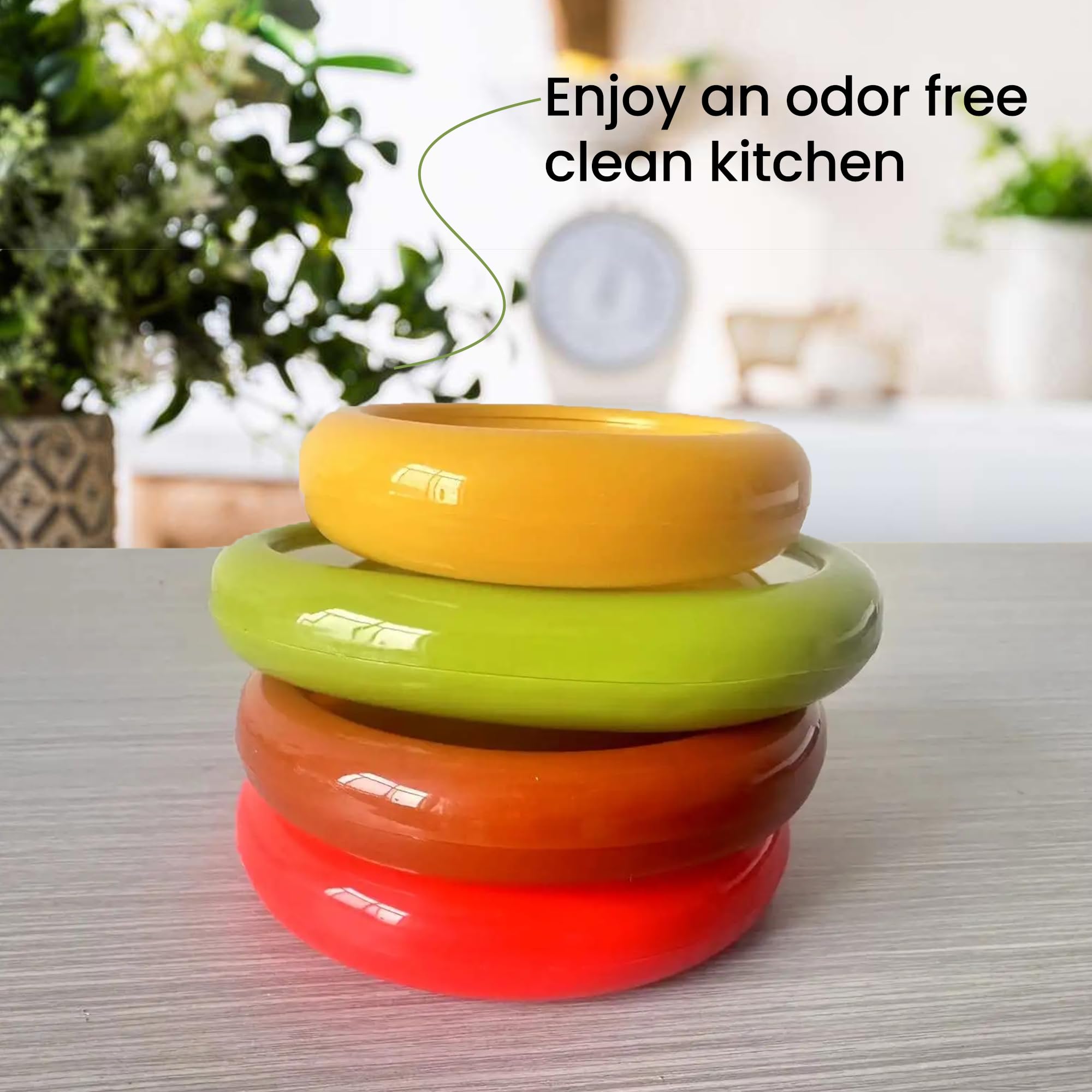 Velvet Vista 4PCS Silcone Food Container For Avacado Onion Lemon Tomato & More Preserve your Food And Vegetables in our Silicon Stretch Pod