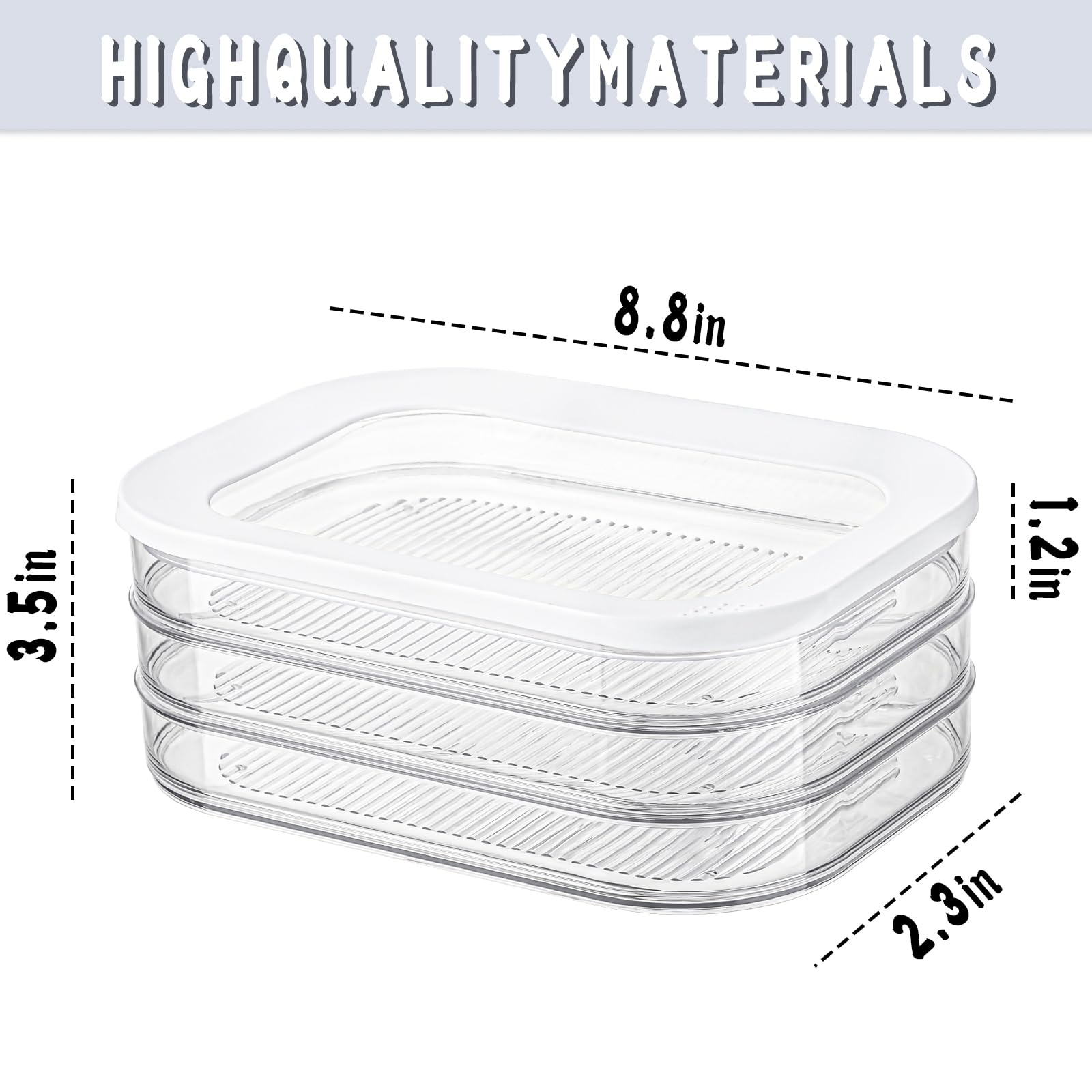 Deli Meat Container Fridge, deli meat containers with lids for Cold Cuts, Lunch Meats, Salami, Meal Prep Containers, BPA-Free 16 oz square deli containers for lunch meat
