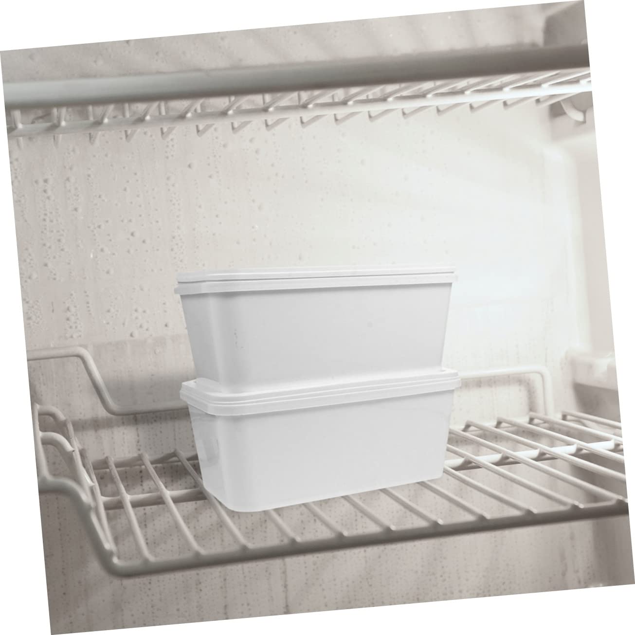 VOSAREA Professional Ice Cream Storage Box Container 3l Reusable Freezer Storage Tub for Fruit Dessert Preservation