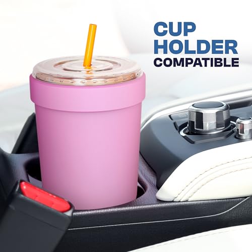 Frost Buddy Togo Buddy - 30 oz Stainless Steel Vacuum Insulated Tumbler - Thermal Mug for Hot and Cold Drinks - Dunkin Cup (Mocha)