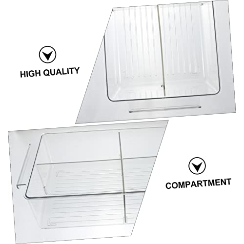 FELTECHELECTR Food Storage Containers Fridge Compartment Stacking Storage Box for Efficient and Neat Organization
